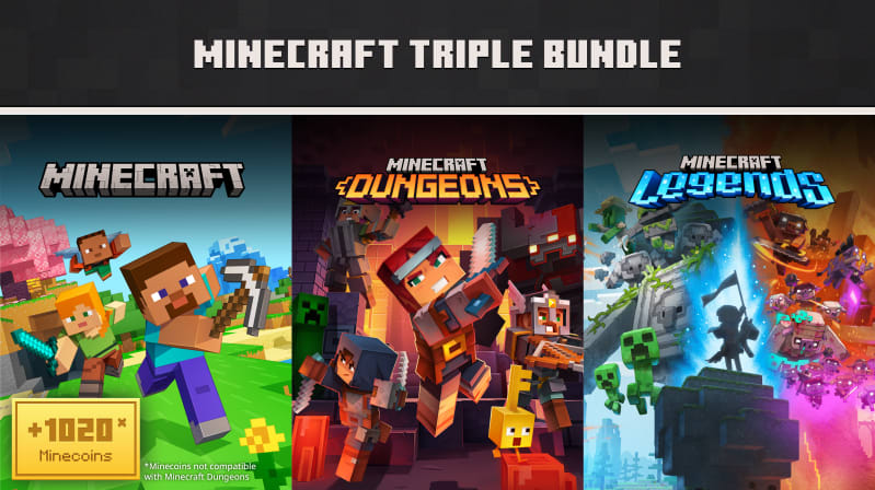 Minecraft Triple Bundle - PC - Buy it at Nuuvem